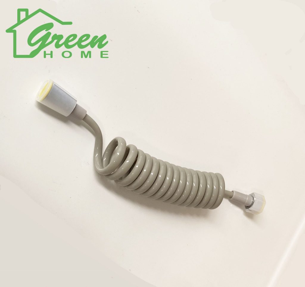 ABS spring type retractable flexible Hose - 2000mm - Green Home Bathroom
