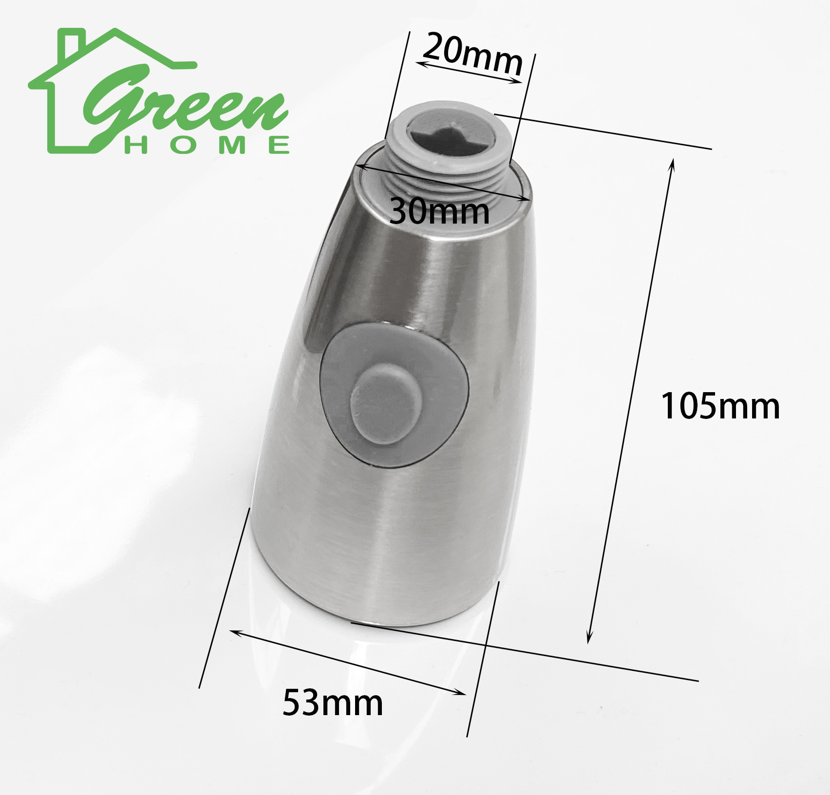Pulled-out Spout For Kitchen Mixer - Silver/Brushed Nickle/Matte Black ...